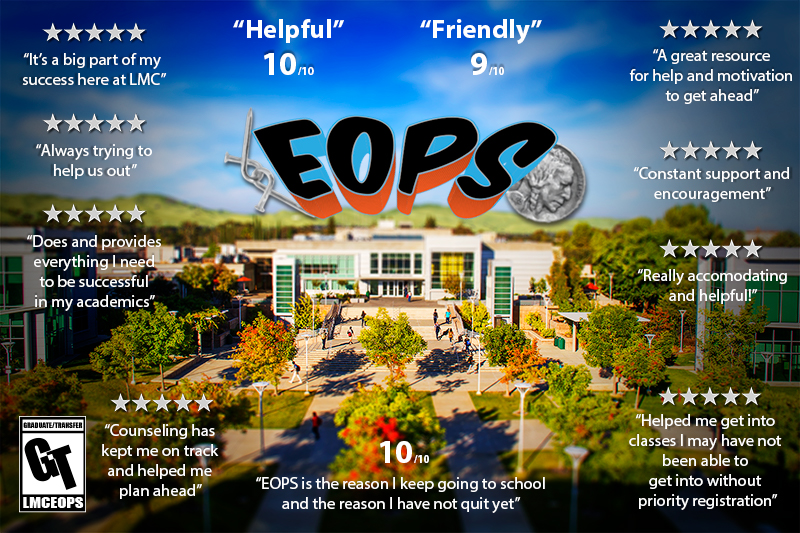 EOPS is the reason I keep going to school and the reason I have not ...